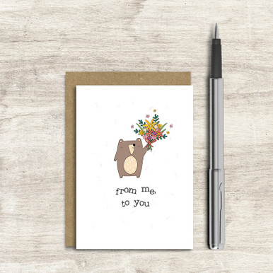 Small Card - To You Flowers (A7 Unbagged) - McMillan Cards & Paper