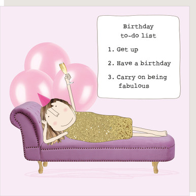 HB- Birthday To Do List - McMillan Cards & Paper