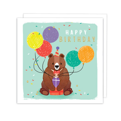 HB- Bear with Balloons - McMillan Cards & Paper