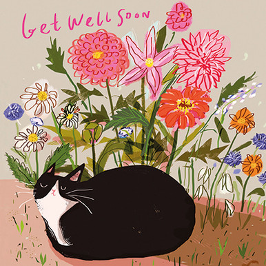 Jamie Shelman GW- Flower Cat - McMillan Cards & Paper