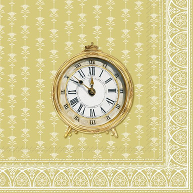 HNY-Golden Clock - McMillan Cards & Paper