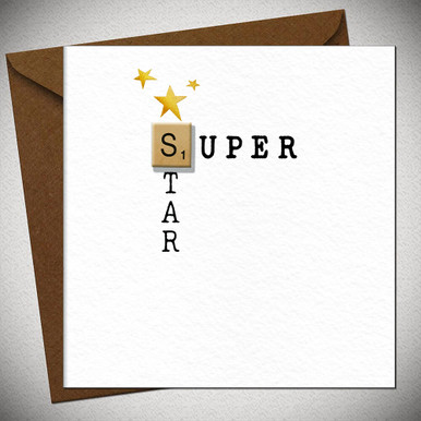 Super Star (Handfinished w Tile) - McMillan Cards & Paper