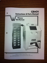 Winona Van Norman Model GB601 Glass Bead Machine Manual