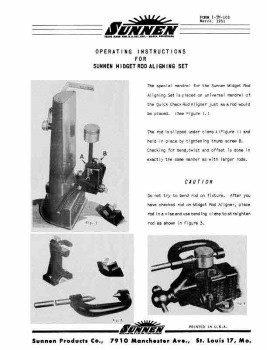 Sunnen Model TN-103 Instructions