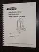 Sunnen Model BP10 Piston Pin Press Manual - Late Model