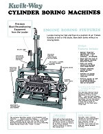 Kwik Way Cylinder Boring Machines Flier
