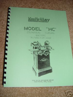Kwik Way Model HC Manual