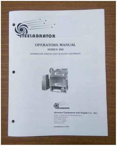 Steelabrator Model 200 Manual