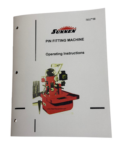 Sunnen Model LBA-650 & LBA-666 Honing Machine Instruction Manual
