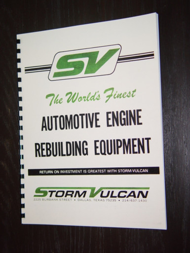 Storm Vulcan Model ALB Manual
