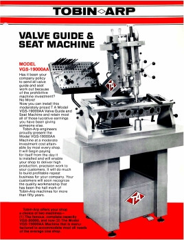 Tobin Arp Model VGS19000 Flier