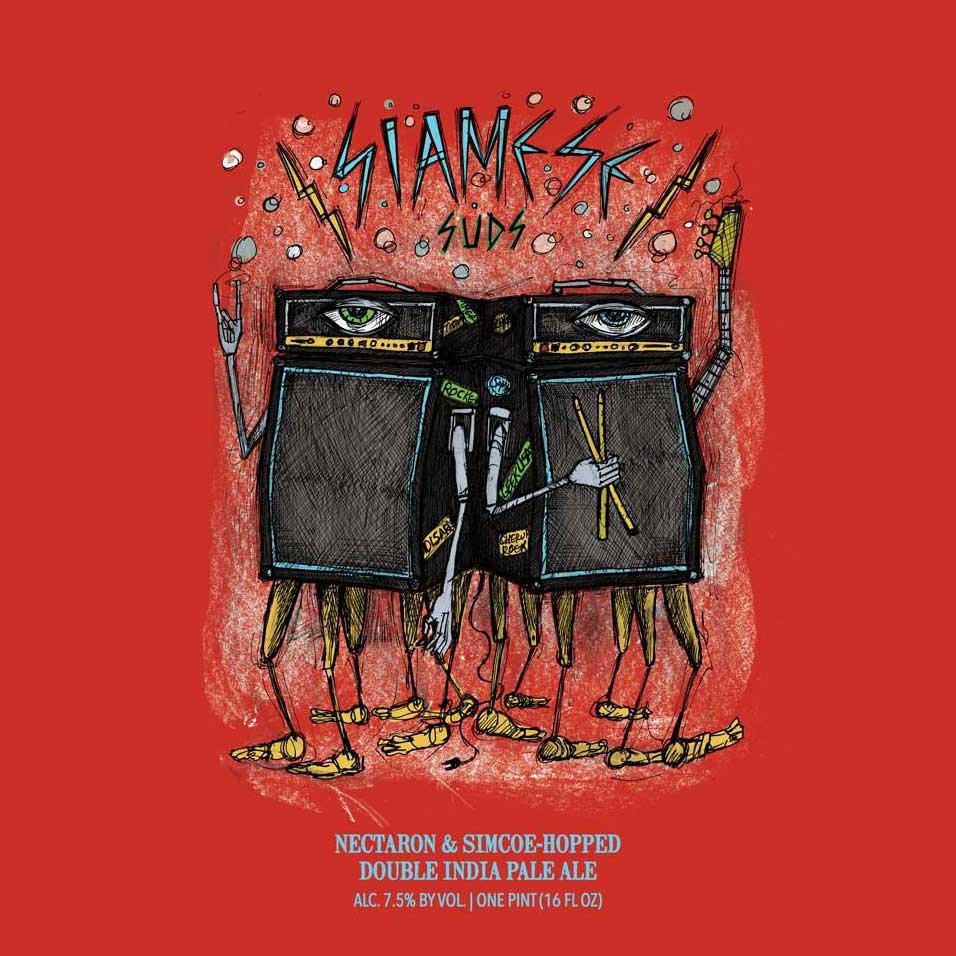 Hop Butcher Siamese Suds Hazy DIPA 4pk 16oz can - Artale & Co