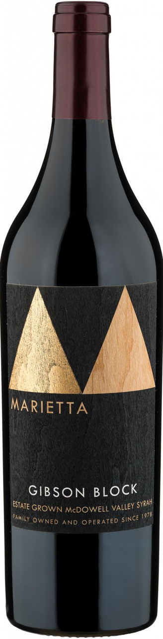 Marietta Cellars Gibson Block Syrah - Artale & Co
