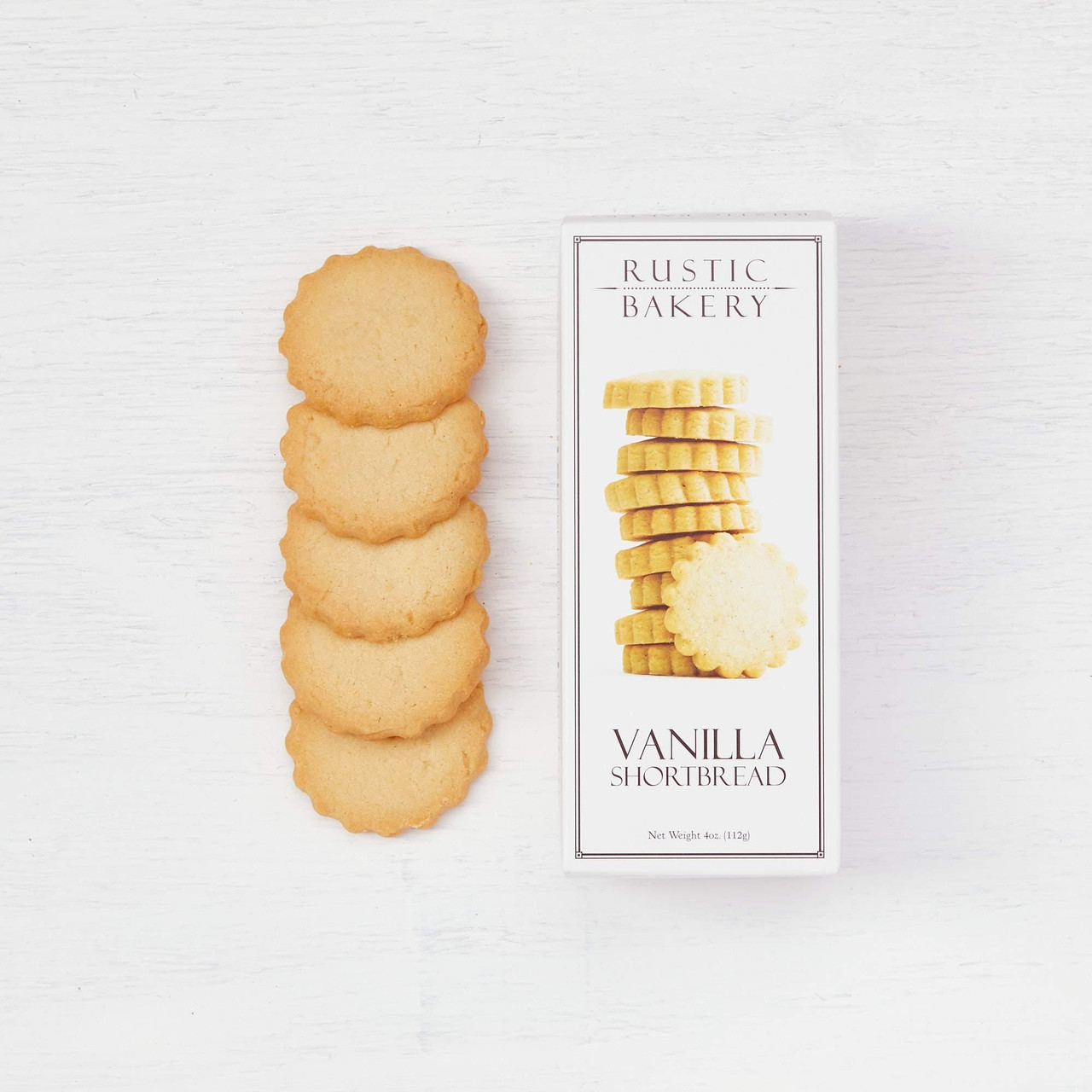 Rustic Bakery Vanilla Shortbread Cookies - Artale & Co
