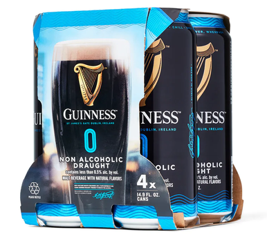 Guinness Zero Non Alcoholic 4pk can - Artale & Co
