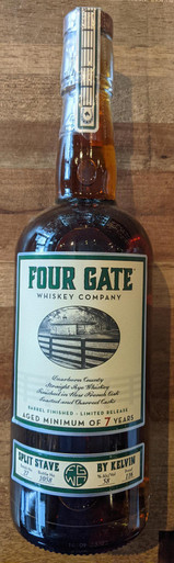 Four Gate Split Stave Straight Rye Whiskey 750mL - Artale & Co