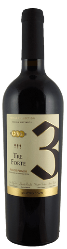 Quattro Conti Tre Forte Rosso Puglia - Artale & Co