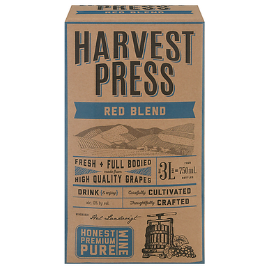 Harvest Press Red Blend 3 Liter Box Wine - Artale & Co