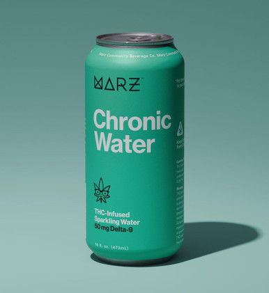Marz Chronic Water 16oz Can 50mg Delta-9 THC - Artale & Co