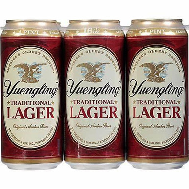 Yuengling Traditional Lager 16oz 6pk Cans - Artale & Co