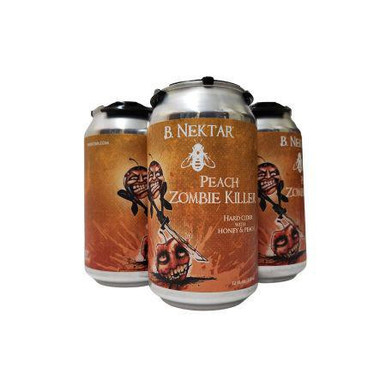 B. Nektar Peach Zombie Killer 4pk 12oz Cans - Artale & Co