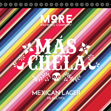 MoRE Mas Chela Mexican Lager 4pk 16oz can - Artale & Co
