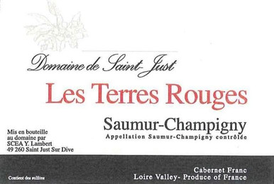 Domaine de Saint-Just Les Terres Rouges Saumur-Champigny - Artale & Co