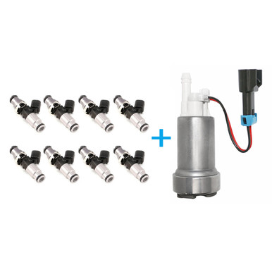 Injector Dynamics ID1050-X Fuel Injectors + Walbro 450 for Ford ...