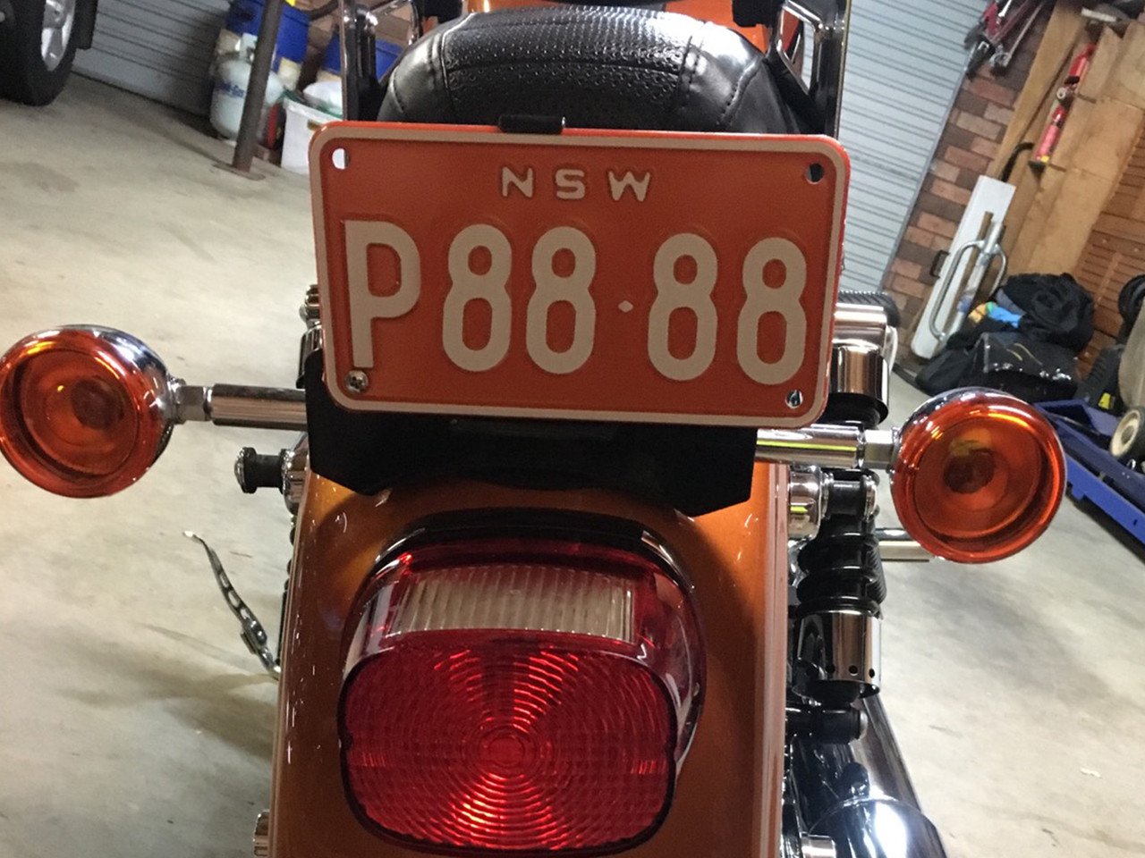 Harley Davidson Softail Turn Signal Relocation Kit - Finn Moto