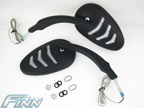Custom Motorcycle Mirrors Premium Range - Finn Moto