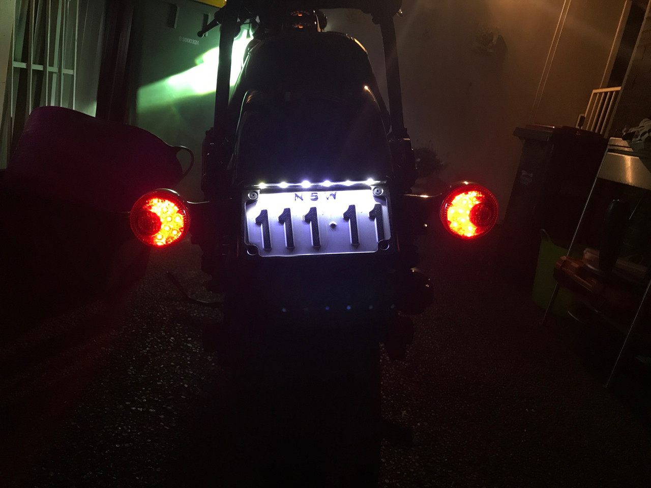 Low Rider S Turn Signal & LED License Plate Relocation Kit - Finn Moto