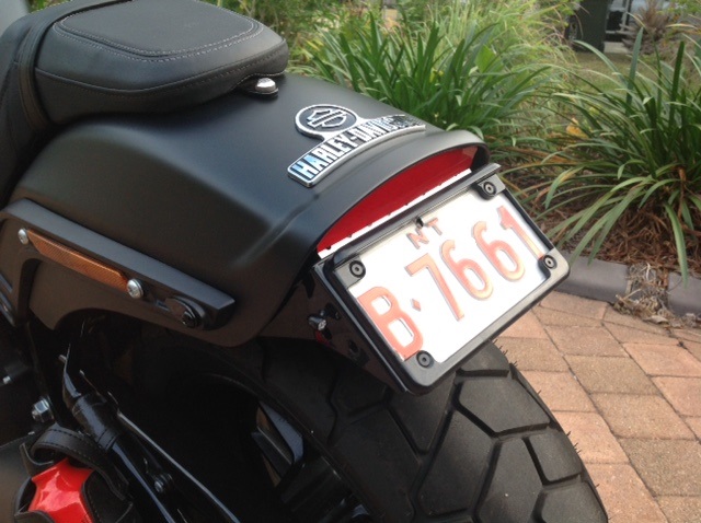 Fat Bob Turn Signal Relocation