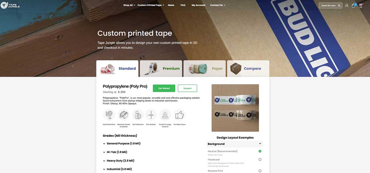 Strength Meets Style: Top Custom Printed Tapes for Shipping Heavy ...