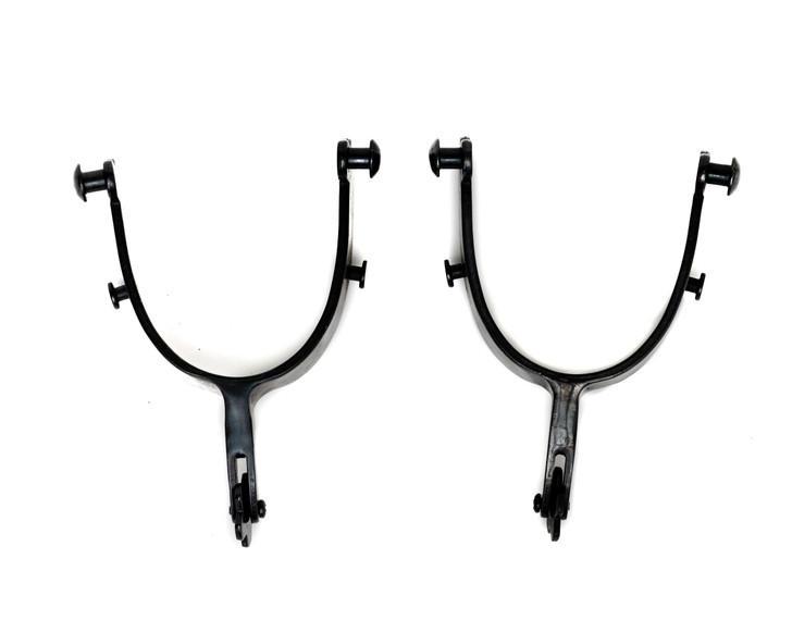 BM | Spurs 1 3/4" Drop Shank 5° Offset - Bronc Riding; Rodeo Gear