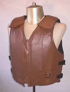 1200 Series Leather Bull Riding Vest - Beastmaster Pro Rodeo Gear