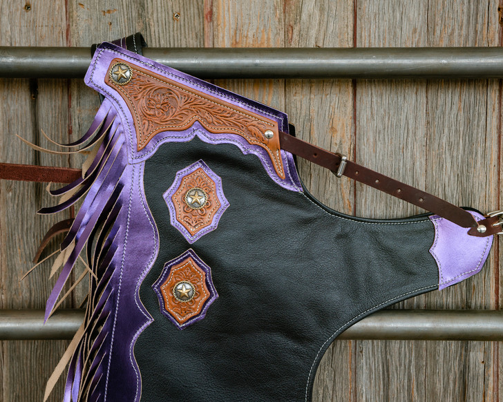 Youth Stock Chaps with Leg Design - Beastmaster Pro Rodeo Gear