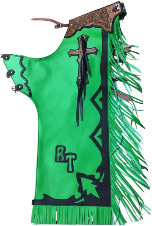 2 Color W/ Leg Design Custom Chap Builder - Beastmaster Pro Rodeo Gear