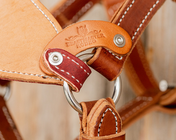 Leather Mini Bronc Halter - Beastmaster Pro Rodeo Gear
