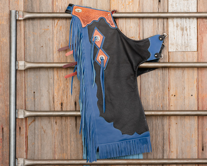 Junior Stock Chaps with Leg Design - Beastmaster Pro Rodeo Gear