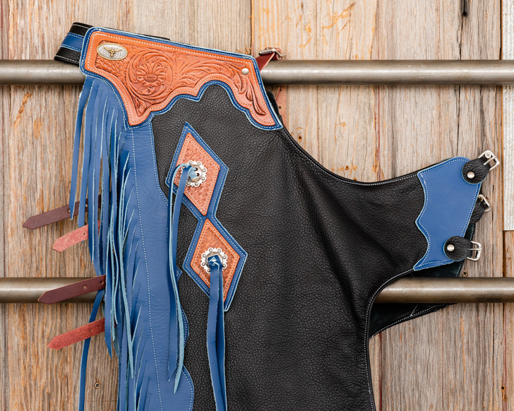 Junior Stock Chaps with Leg Design - Beastmaster Pro Rodeo Gear