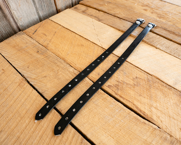 BM | Front Bind Straps - Saddle Gear; Vinyl Coated Nylon - Black