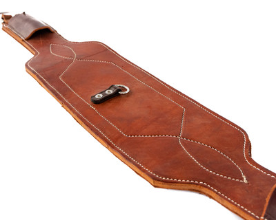 Leather Roper Back Cinch - Beastmaster Pro Rodeo Gear