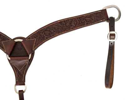 Chocolate Oak Breast Collar - Beastmaster Pro Rodeo Gear