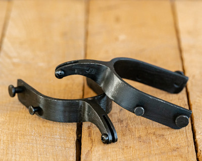 BM | Youth Saddle Bronc Spurs - Rodeo Gear; Steel