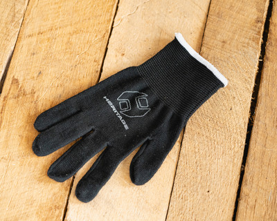 Heritage | Roping Gloves - Rodeo Events; Cotton - Black
