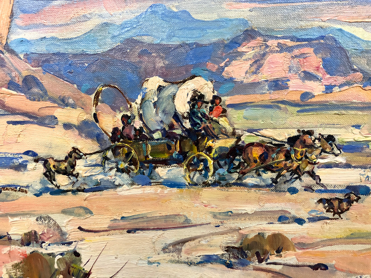 Highly Collectible Original Oil Painting by Well Known Artist Marjorie Reed