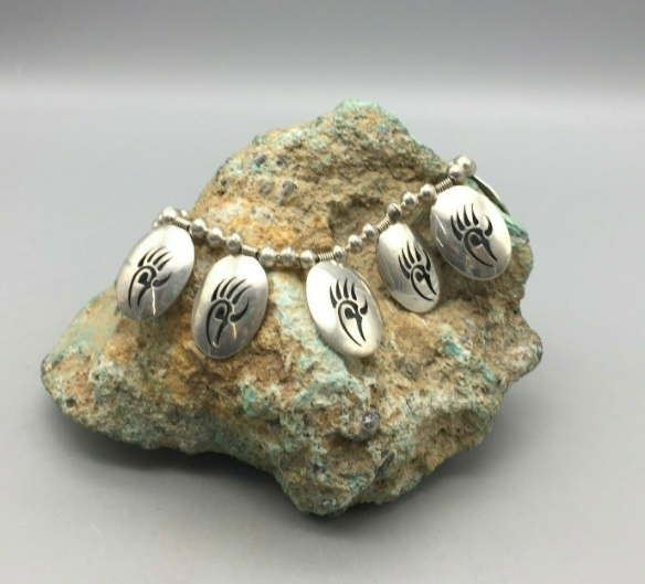 Stunning! Victor Coochwytewa, Hopi Overlay Necklace