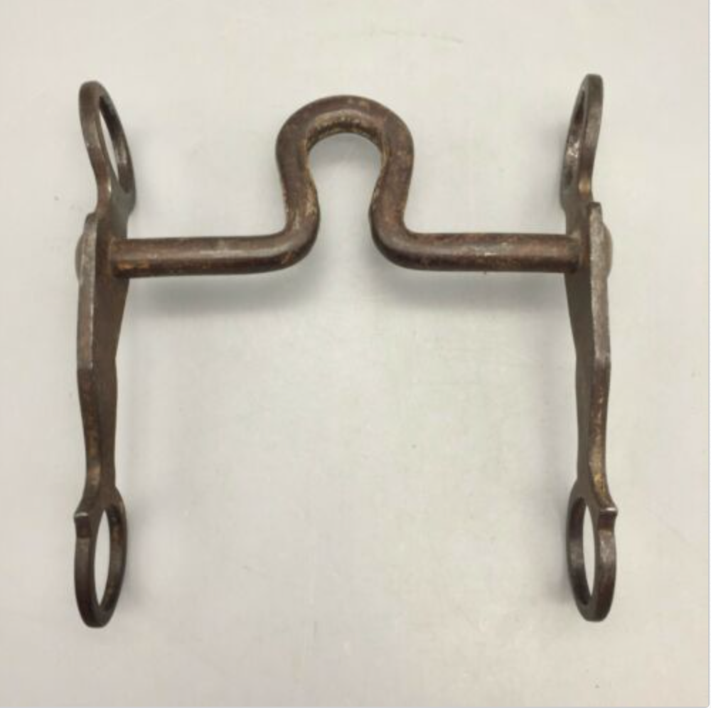 A Vintage Gal Leg Bit With Brass Mountings!