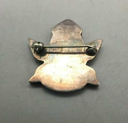 Vintage Zuni Inlay Knifewing Design Pin or Brooch
