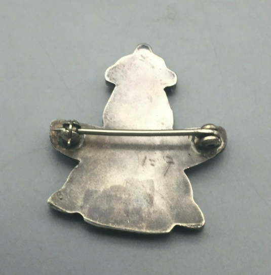 Great! Vintage Zuni Inlay Knifewing Pin or Brooch